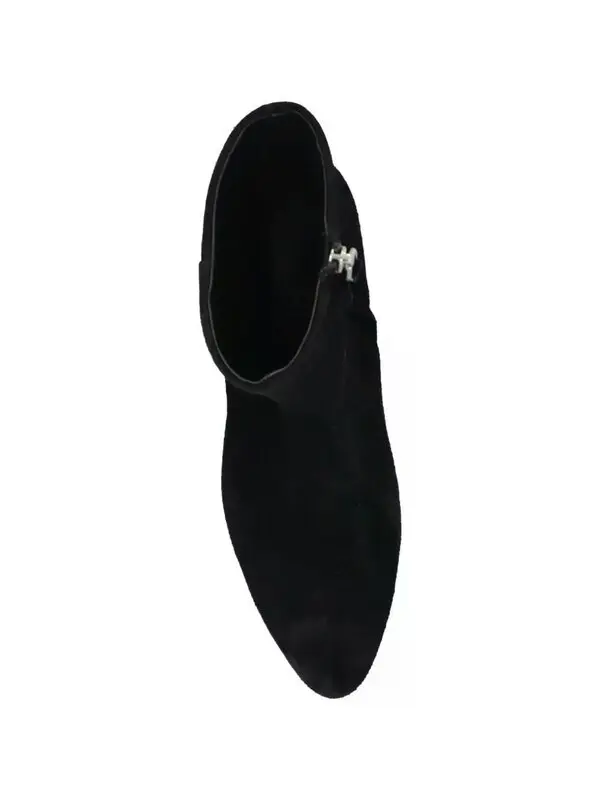 AeydĒ Yasmin Suede Ankle Boots - Black