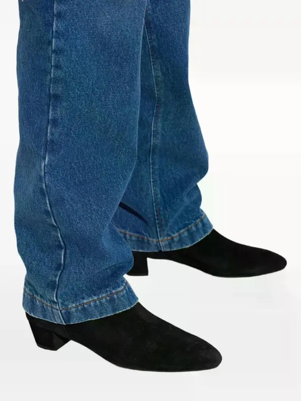AeydĒ Yasmin Suede Ankle Boots - Black