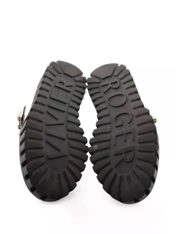 ROGER VIVIER 2000s Viv' Go-thick Strass Loafers
