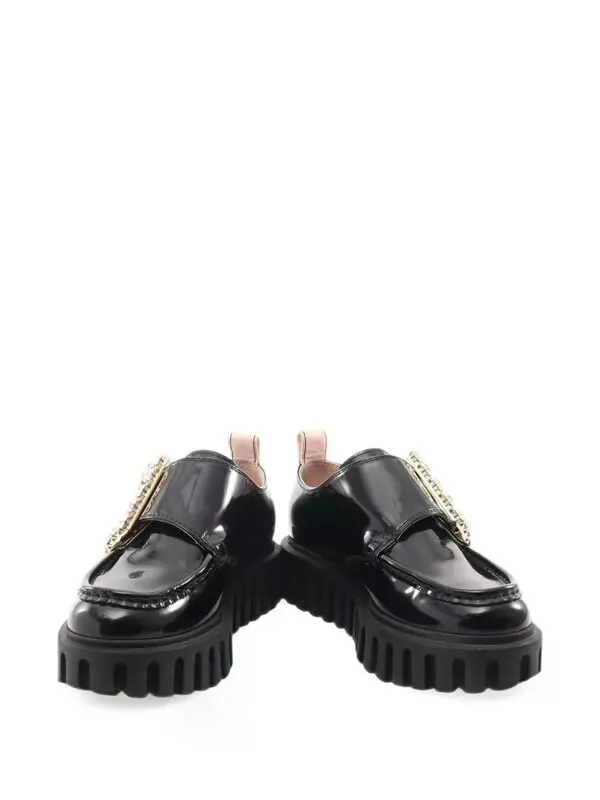 ROGER VIVIER 2000s Viv' Go-thick Strass Loafers