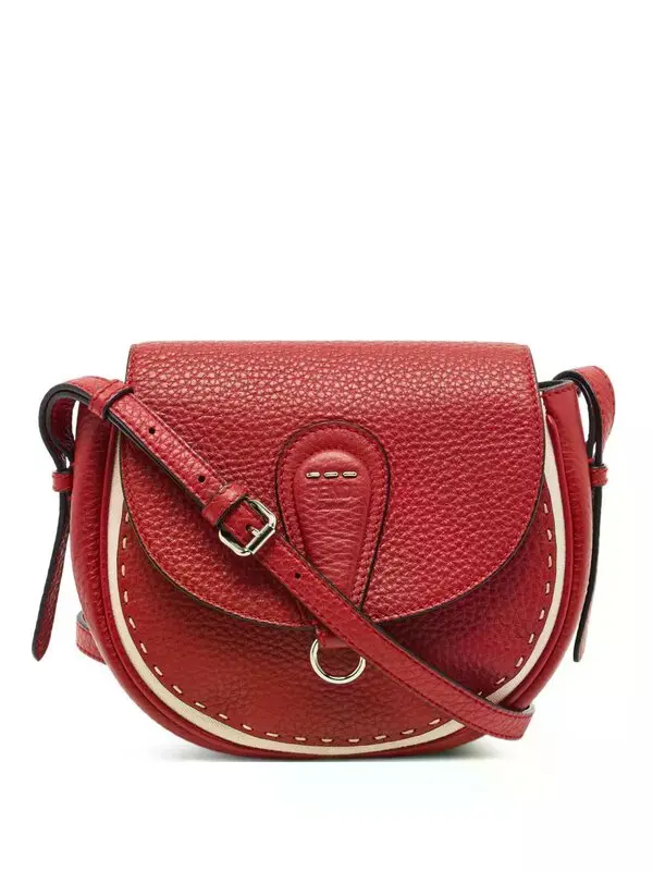 Fendi 2019 Selleria Crossbody Bag - Red