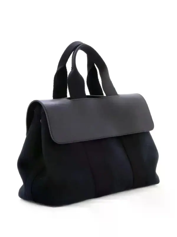 Hermès Valparaiso Bag Toile And Leather Pm Tote Bag