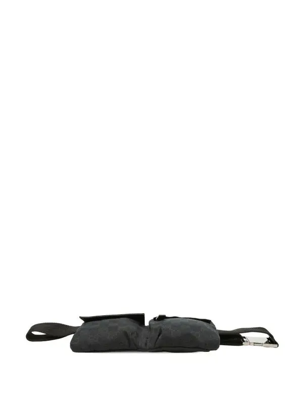 Gucci 2000-2015 Gg Canvas Double Pocket Belt Bag