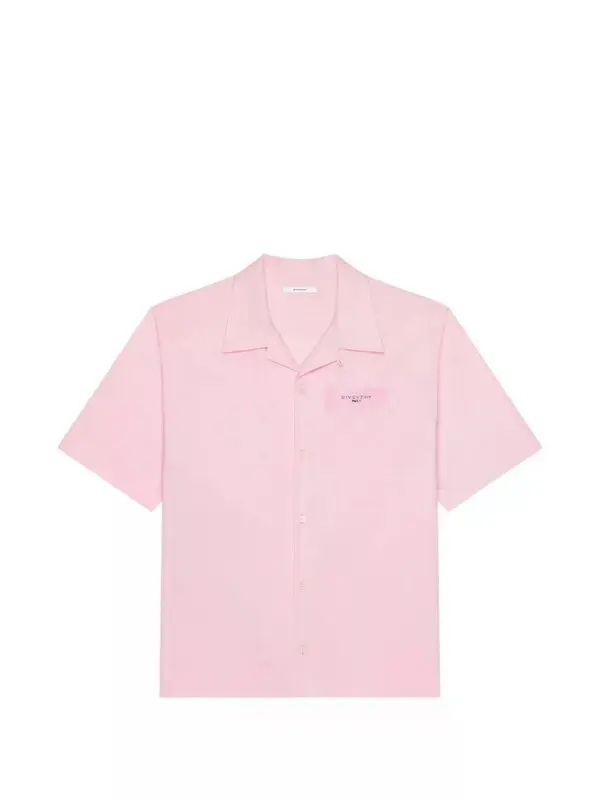Givenchy Shirt In Poplin With Paris Paint Print