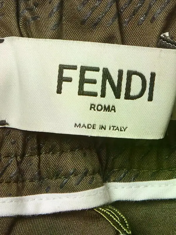 Fendi Monogram-patterned Cargo Mini Skirt