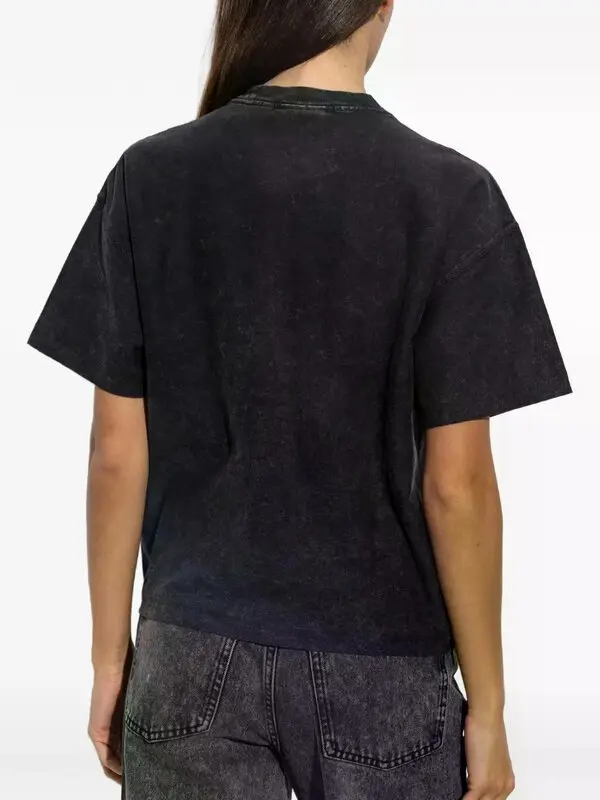 Carhartt Work In Progress S/s Lambert Logo-embroidered Acid-wash T-shirt