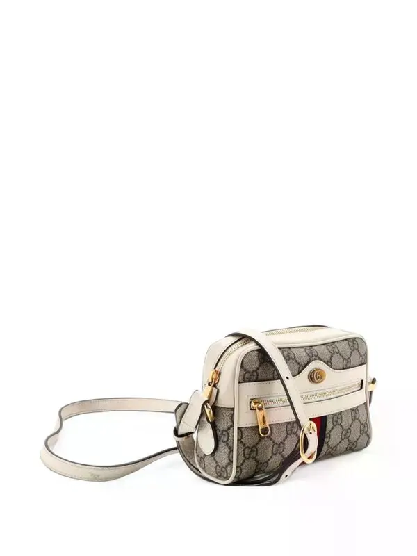 Gucci Ophidia Shoulder Bag Gg Coated Canvas Mini Crossbody Bag