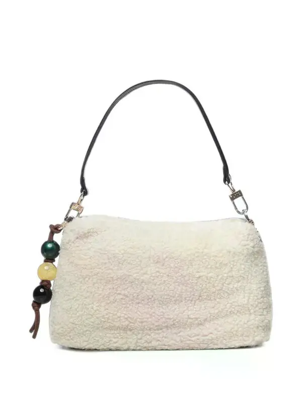 V°73 Embroidered Teddy-effect Tote Bag
