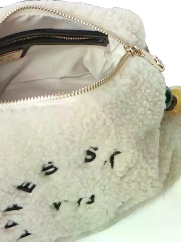 V°73 Embroidered Teddy-effect Tote Bag