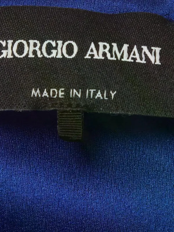 Giorgio Armani Draped Cape Sleeve Top