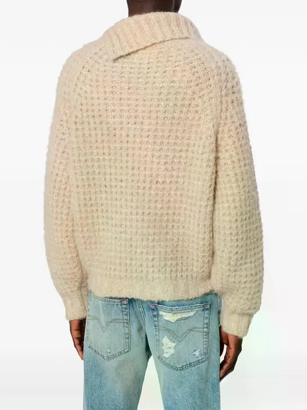 Isabel Marant Étoile Lyas Button-detail Sweatshirt - Neutrals