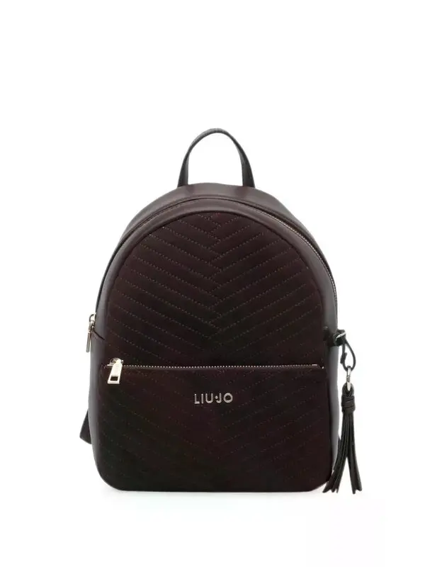 Liu Jo Chevron-quilted Tassel Backpack