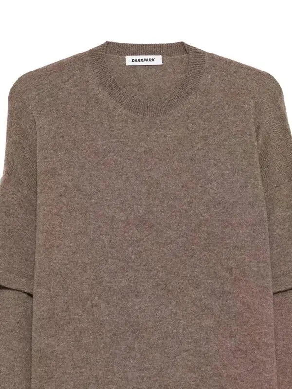 DARKPARK Troy Layered-sleeve Sweater