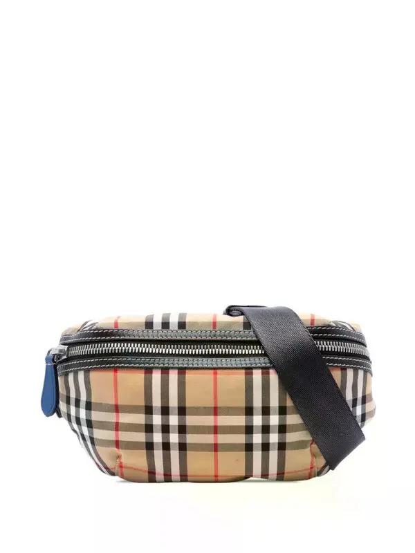 Burberry 2000-2017 House Check Nylon Sonny Belt Bag