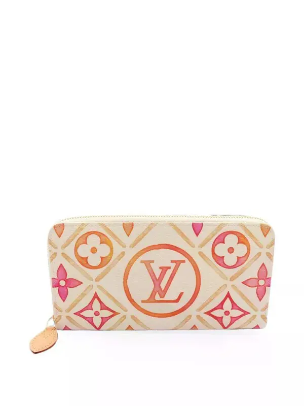LOUIS VUITTON 2010s Monogram Tiles Zippy Wallet