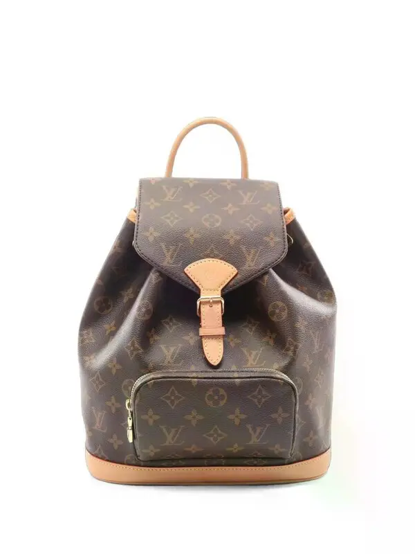 LOUIS VUITTON 2010s Monogram Montsouris Pm Backpack - Brown