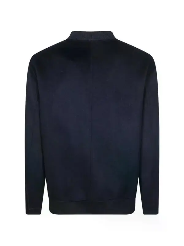 AMARANTO Ribbed-trim Bomber Jacket