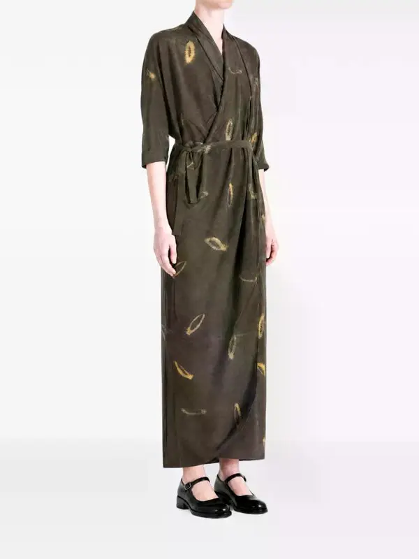 CORTANA Thea Silk Maxi Dress