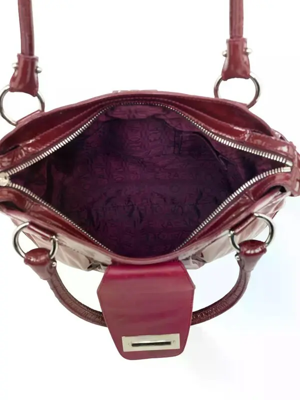 FERRAGAMO 2000-2010 Patent Gancini Marisa Handbag