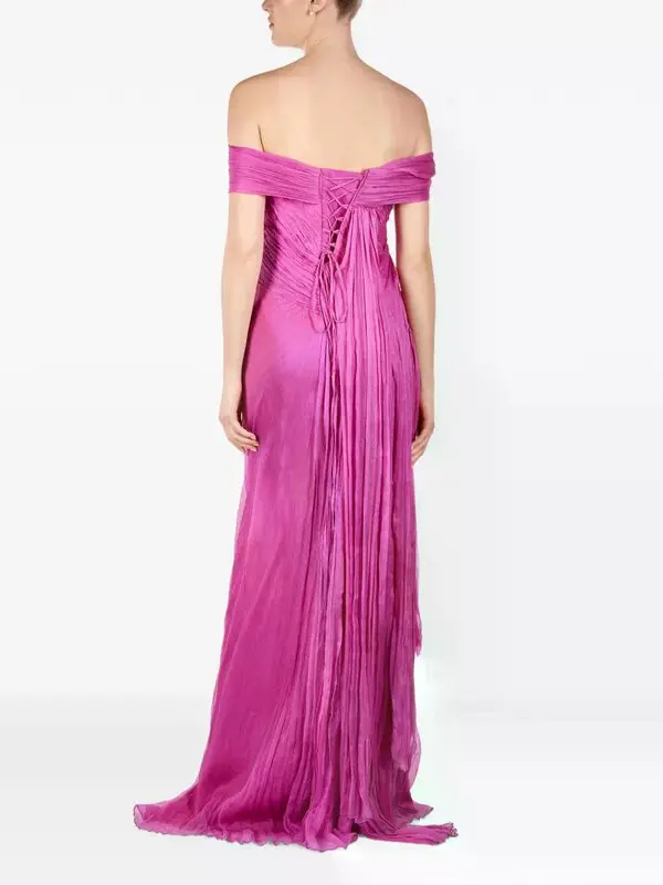 ANDREEA VENECIUC Muse Off-shoulder Gown