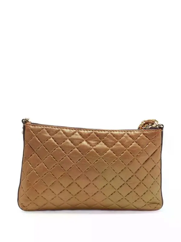 Carolina Herrera Quilted Embossed Shoulder Bag