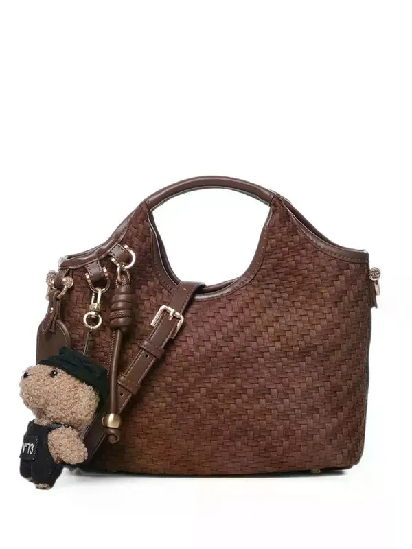 V°73 Zelda Woven-effect Shoulder Bag