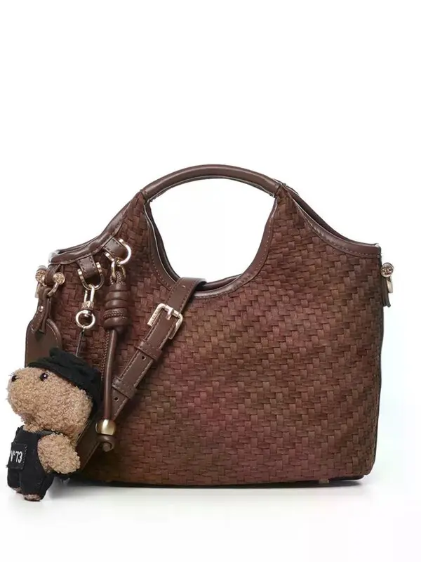 V°73 Zelda Woven-effect Shoulder Bag