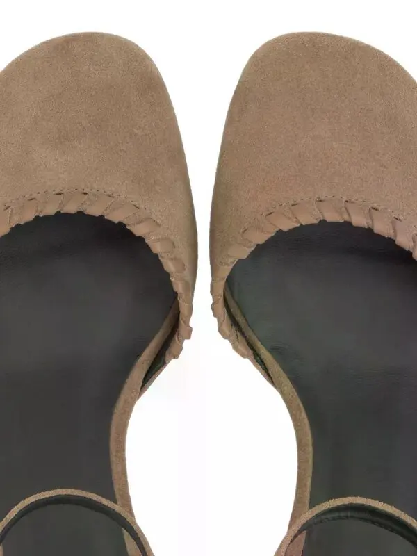 CastaÑer Adela Whipstitch-trim Pumps - Neutrals