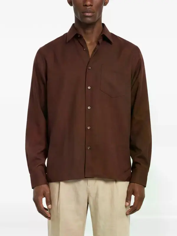 COSTUMEIN Chest-pocket Long-sleeve Shirt