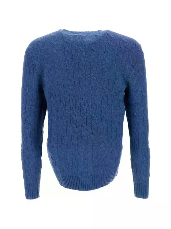 Polo Ralph Lauren Cable-knit Wool-cashmere Sweater