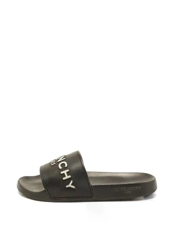 Givenchy Logo-print Slides - Black