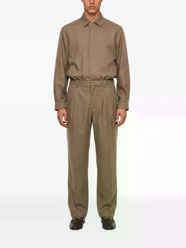 Our Legacy Pleated Straight-leg Trousers