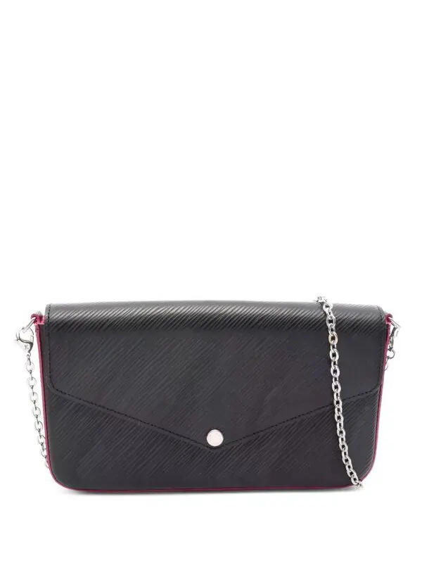 LOUIS VUITTON 2017 Félicie Epi Shoulder Bag - Black