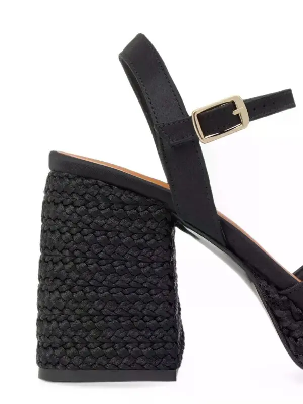 CastaÑer Viena Braided Block-heel Sandals