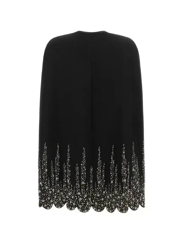 Valentino Garavani Embroidered Compact Drap Cape