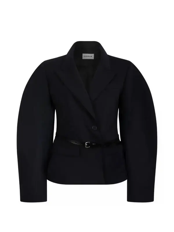 P.a.r.o.s.h Belted Puff-sleeve Jacket