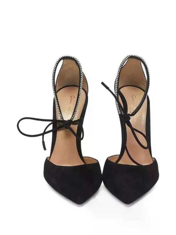 GIANVITO ROSSI Montecarlo Crystal-embellished Pumps