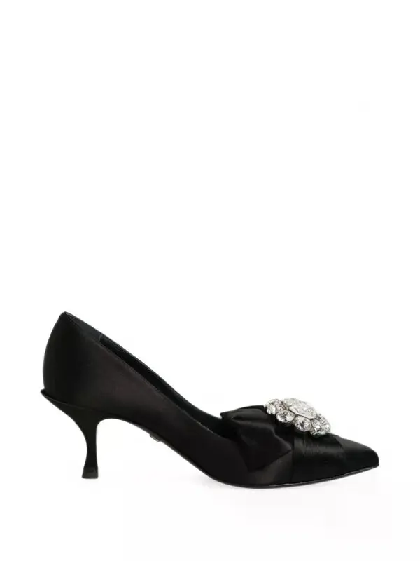 Dolce & Gabbana Bow Crystal-embellished Pumps