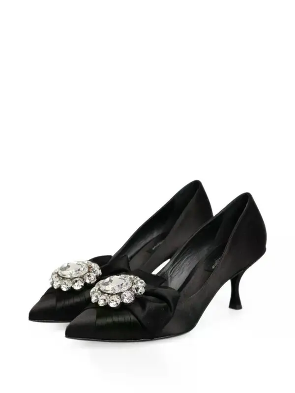 Dolce & Gabbana Bow Crystal-embellished Pumps