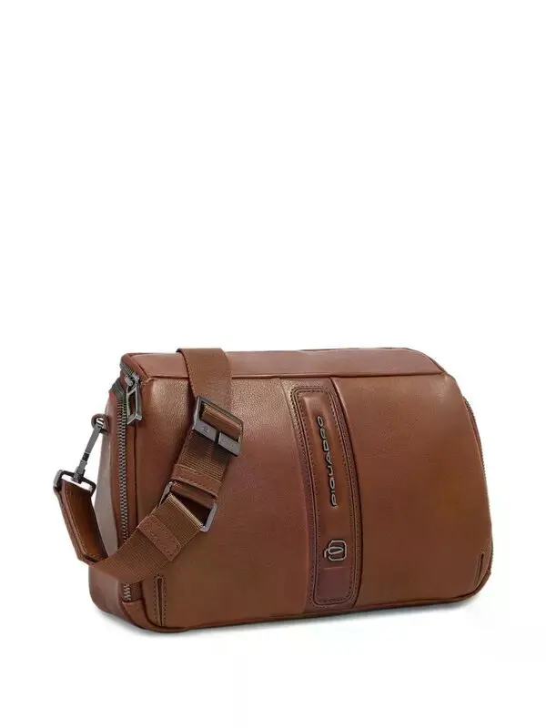 PIQUADRO Logo-plaque Leather Mini Ipad® Laptop Bag