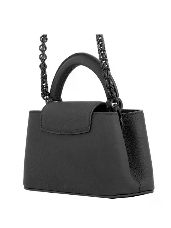 LOUIS VUITTON 2021-2026 Taurillon Mini Capucines East West Satchel