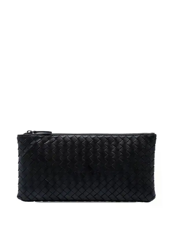 Bottega Veneta 2012-2026 Nappa Intrecciato Zip Pouch