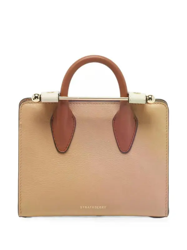 Strathberry Leather Mini Bag - Neutrals