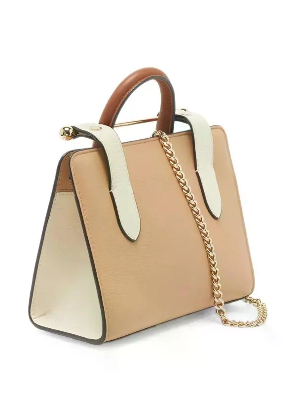 Strathberry Leather Mini Bag - Neutrals