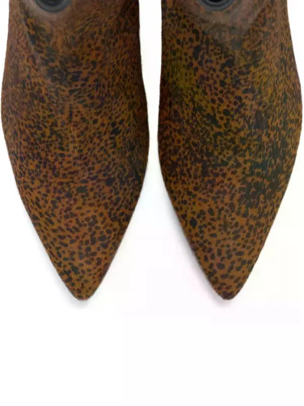 CastaÑer Tatiana Leopard-print Ankle Boots