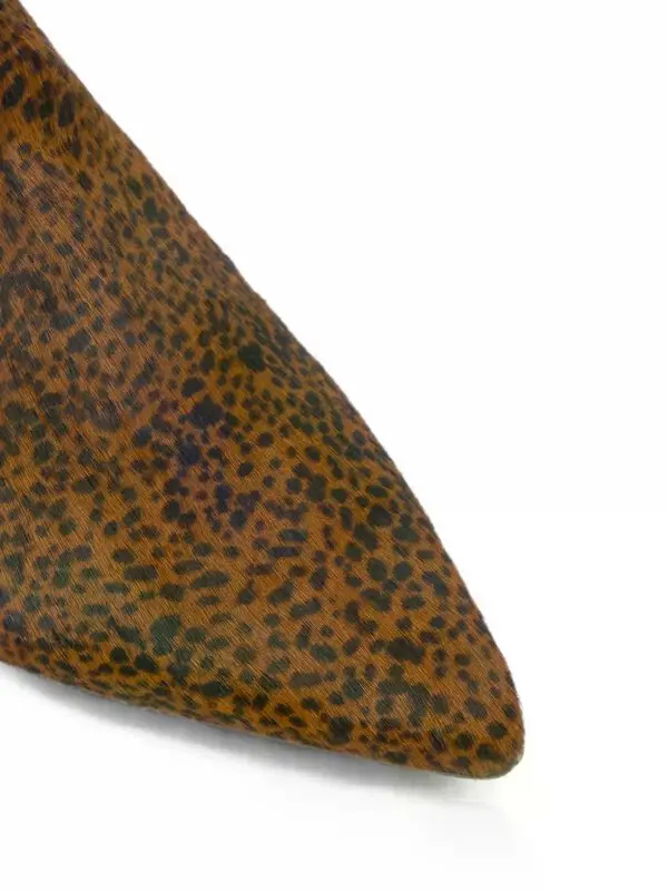 CastaÑer Tatiana Leopard-print Ankle Boots