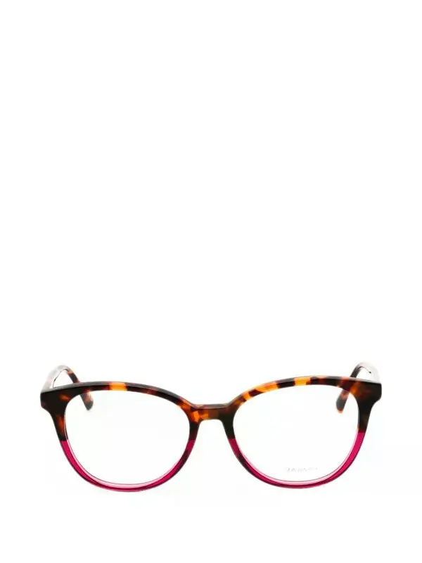 MAX&CO. Tortoiseshell-effect Round-frame Glasses