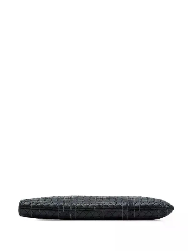 Bottega Veneta 2012-2026 Nappa Intrecciato Metropolis Document Case Clutch Bag