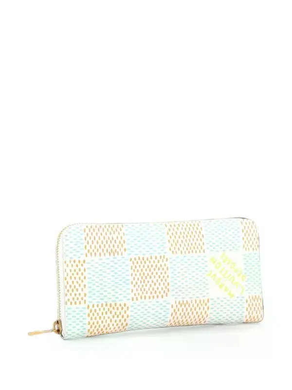 LOUIS VUITTON Zippy Wallet Limited Edition Damier Heritage Canvas Vertical Small Wallets
