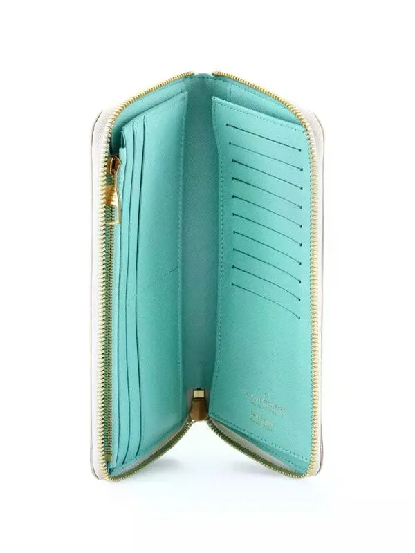 LOUIS VUITTON Zippy Wallet Limited Edition Damier Heritage Canvas Vertical Small Wallets